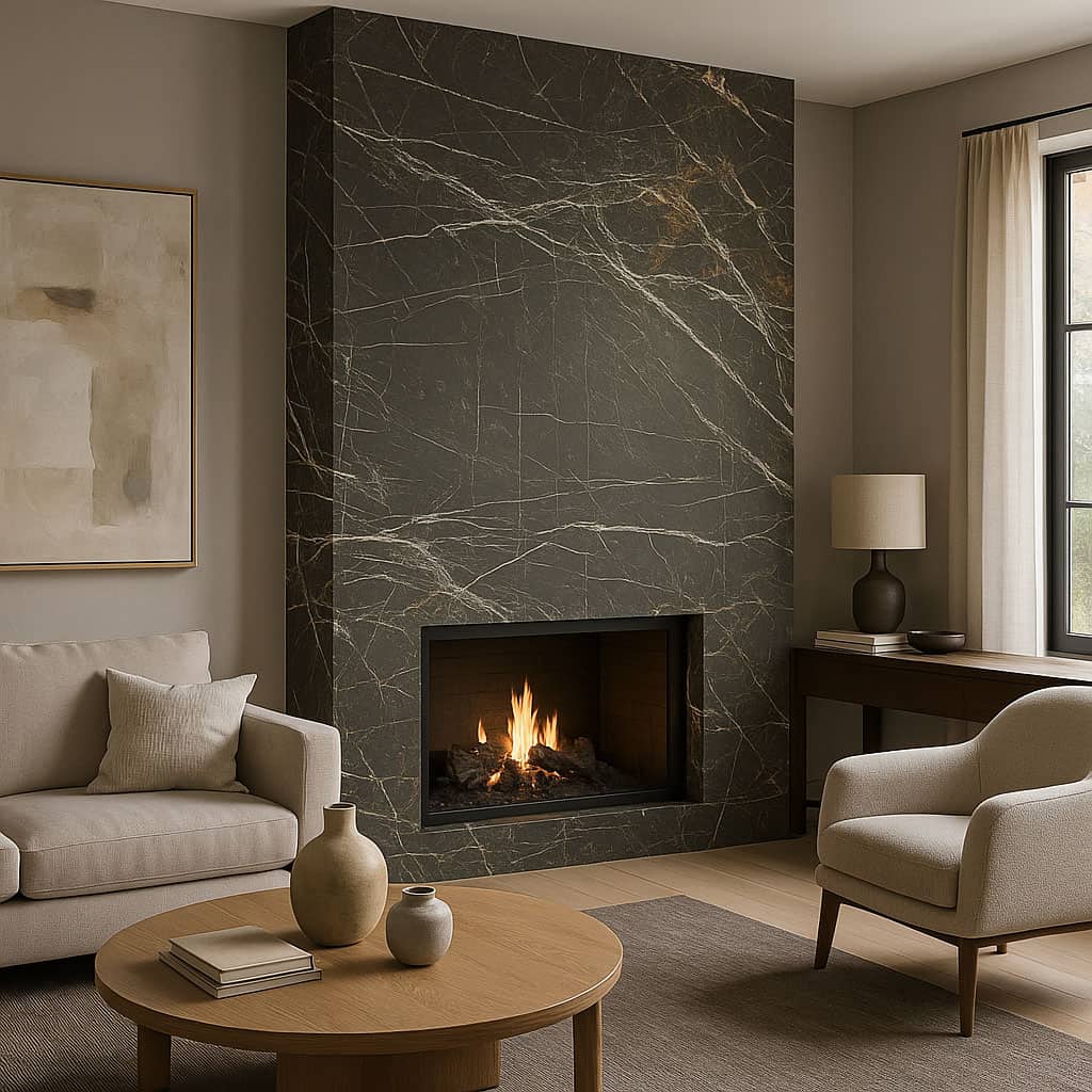 Black Hawk Marble Slab - Kitchen Benchtops, Bathrooms, Flooring, Tables ...