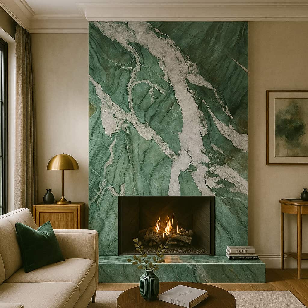 Botanic Green Quartzite Slab - Kitchen Benchtops, Bathrooms, Flooring ...