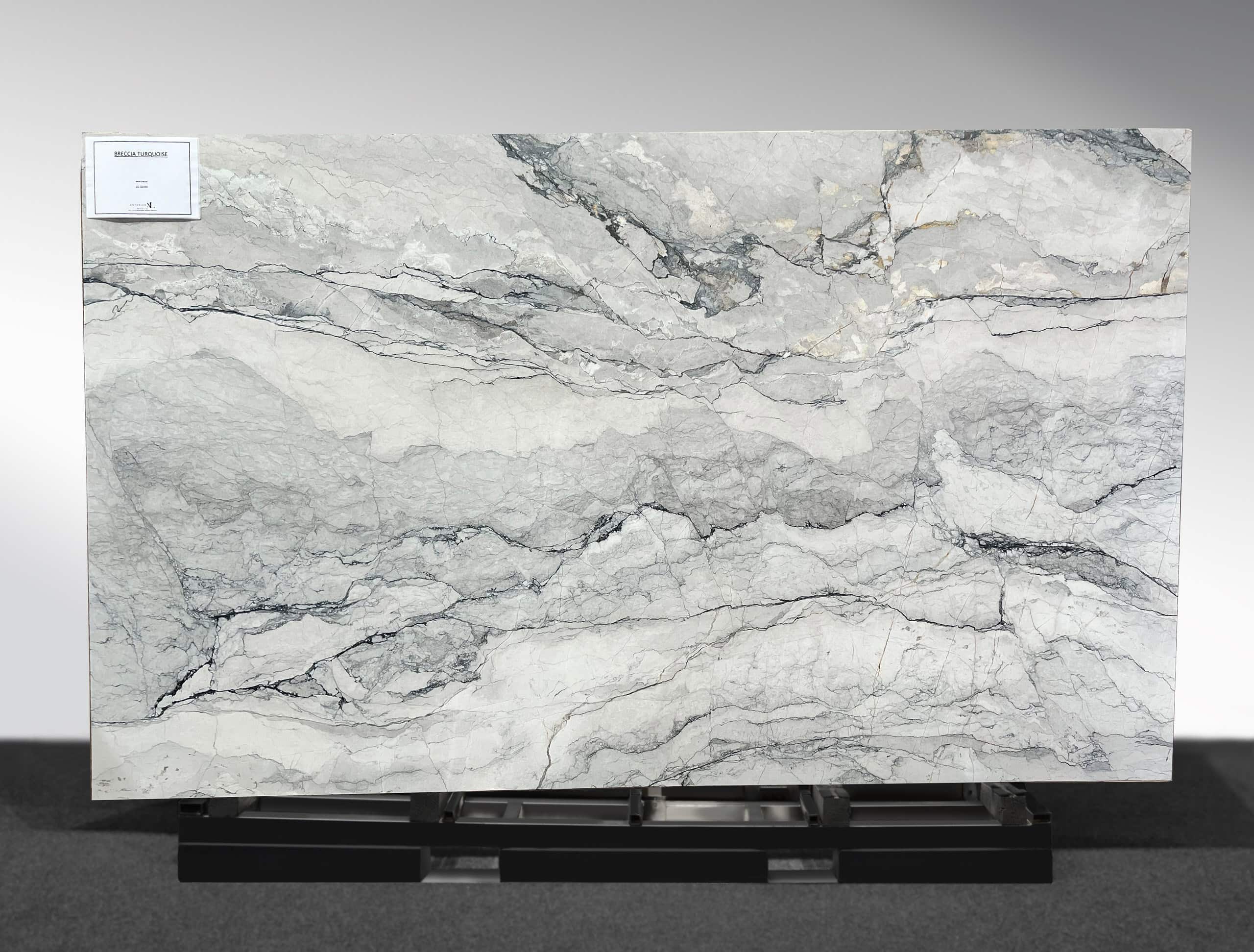 Breccia Turquoise Marble Slab | Kitchen Benchtops, Bathrooms, Flooring ...