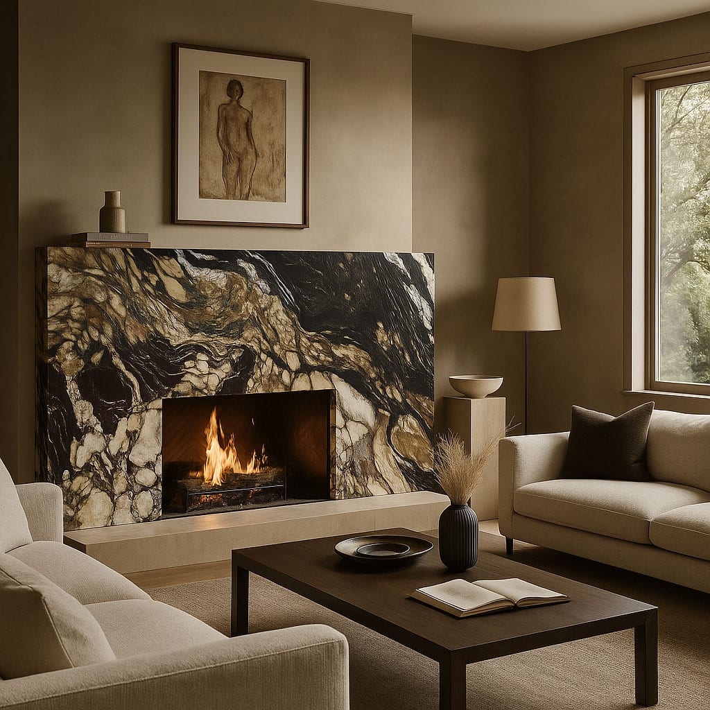 Breccia Viola Marble Slab | Kitchen Benchtops, Bathrooms, Flooring ...