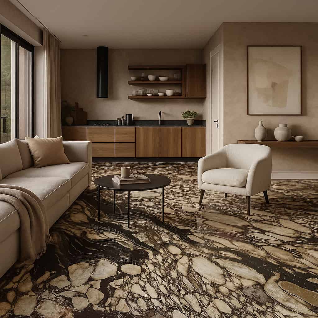 Breccia Viola Marble Slab | Kitchen Benchtops, Bathrooms, Flooring ...