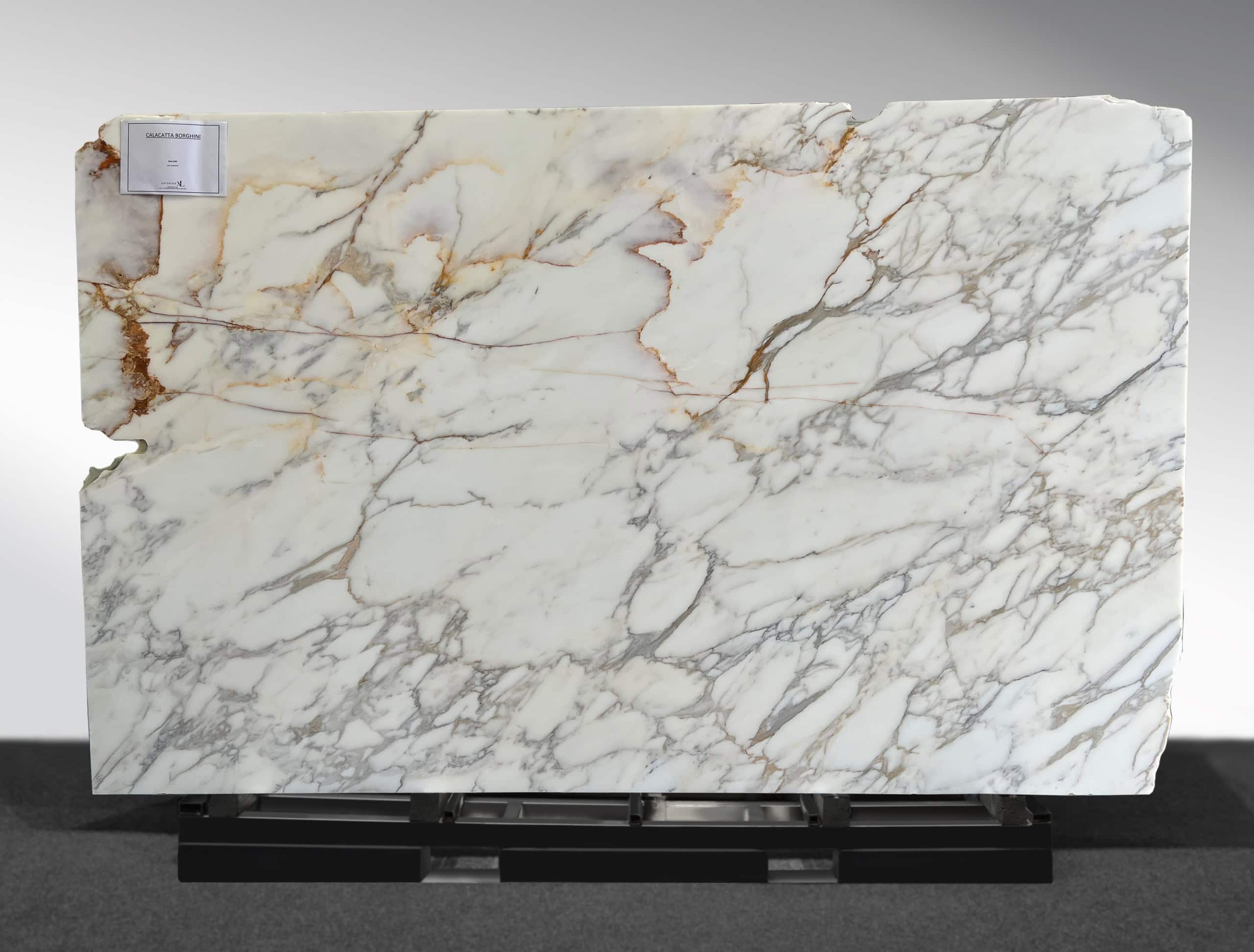 Calacatta Borghini Extra Marble Slab - Kitchen Benchtops, Bathrooms ...