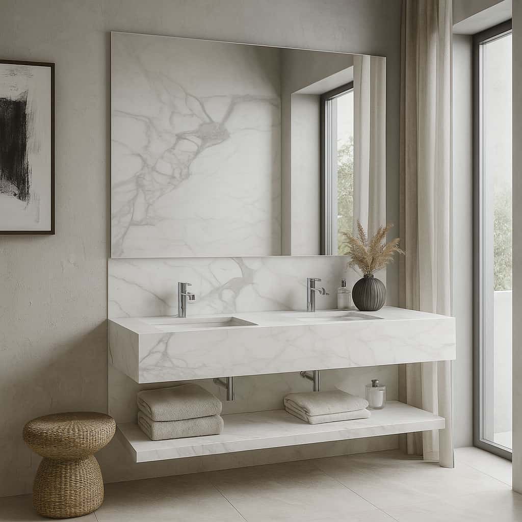 Calacatta Caldia Marble Slab - Kitchen Benchtops, Bathrooms, Flooring, Tables & Walls - Anterior XL