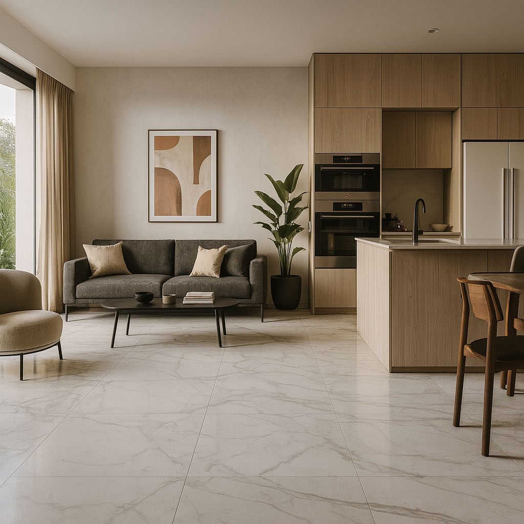 Calacatta Caldia Marble Slab - Kitchen Benchtops, Bathrooms, Flooring, Tables & Walls - Anterior XL