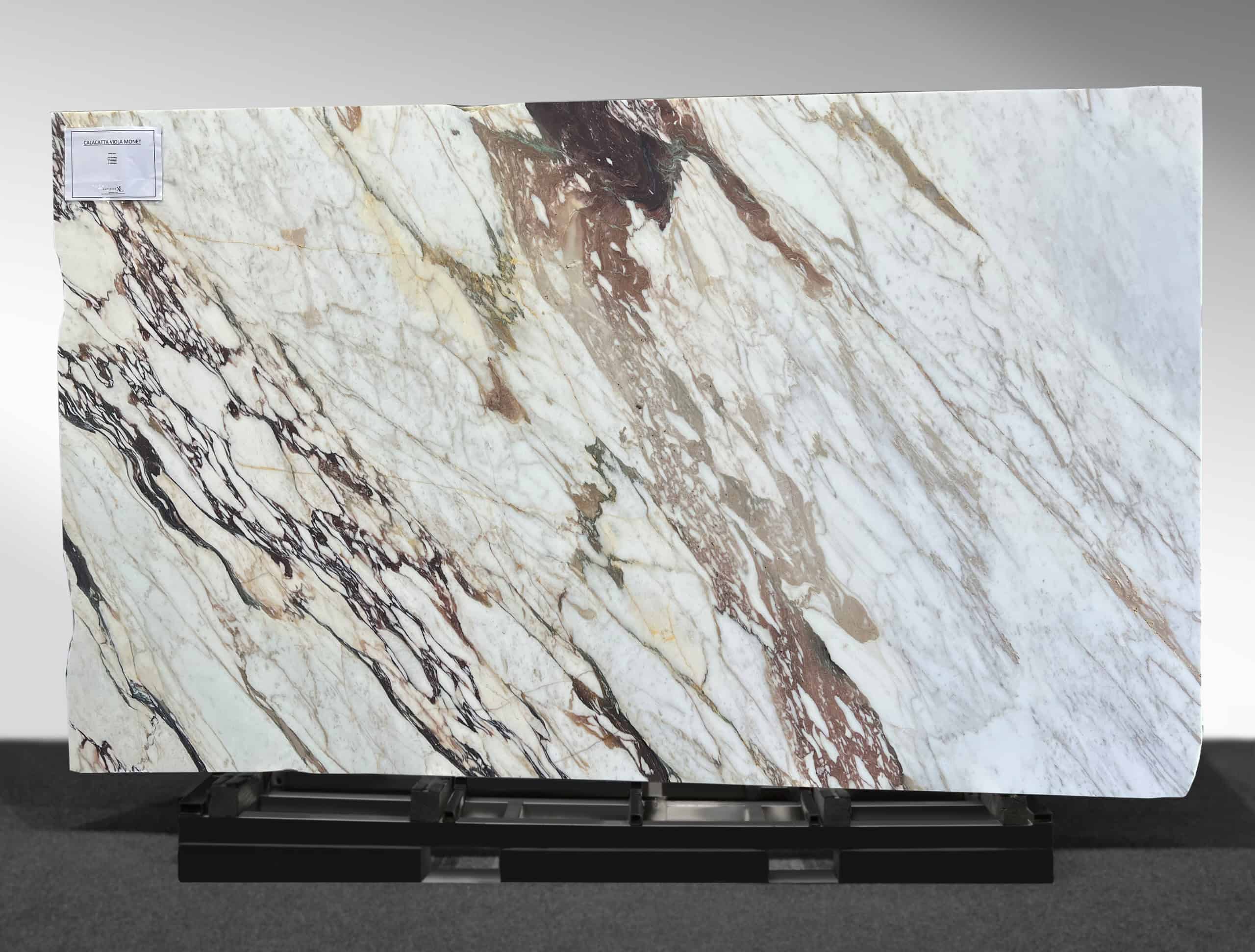 Calacatta Viola Monet Marble Slab | Italian Natural Stone Surfaces ...