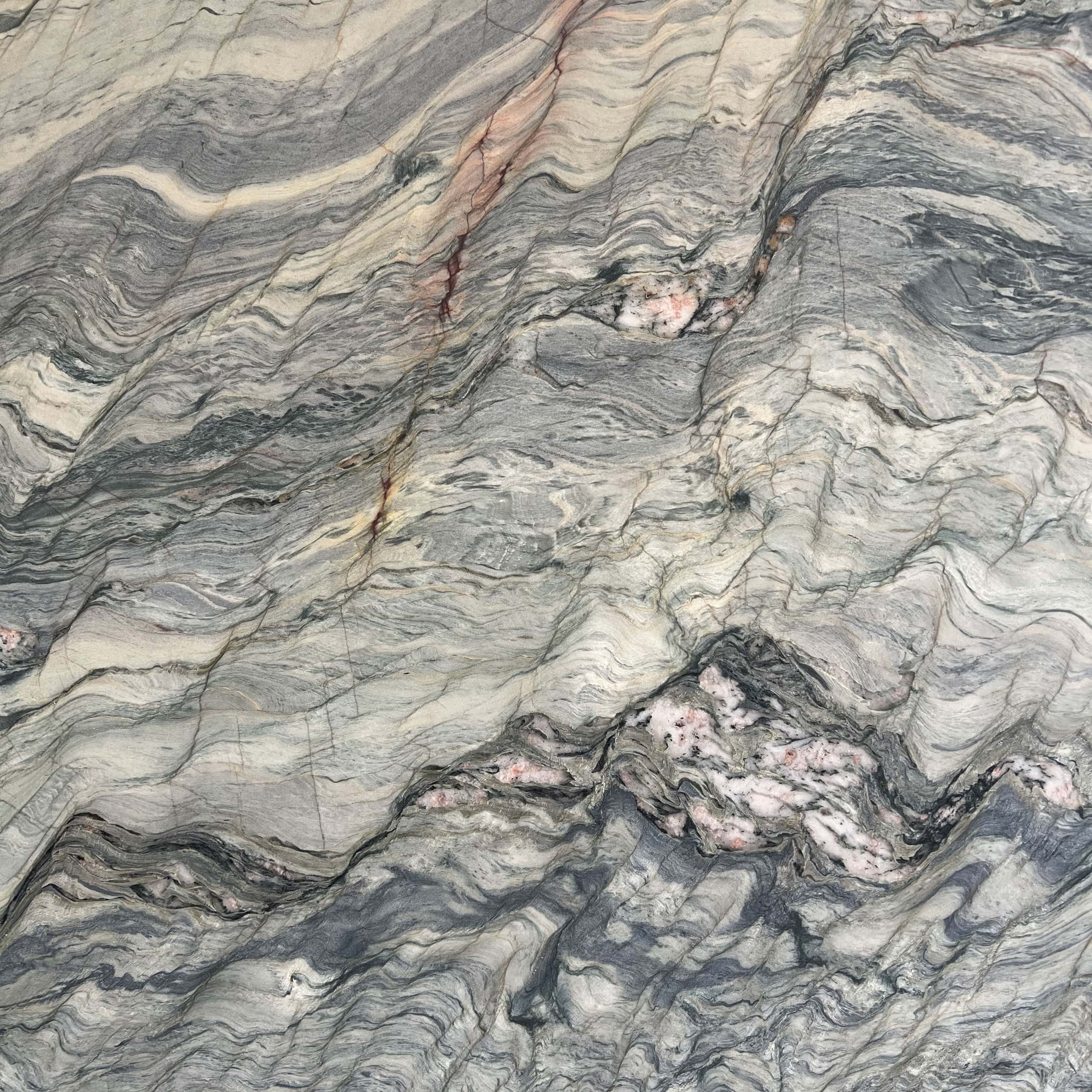 Explosion Blue Quartzite Slab - Kitchen Benchtops, Bathrooms, Flooring ...
