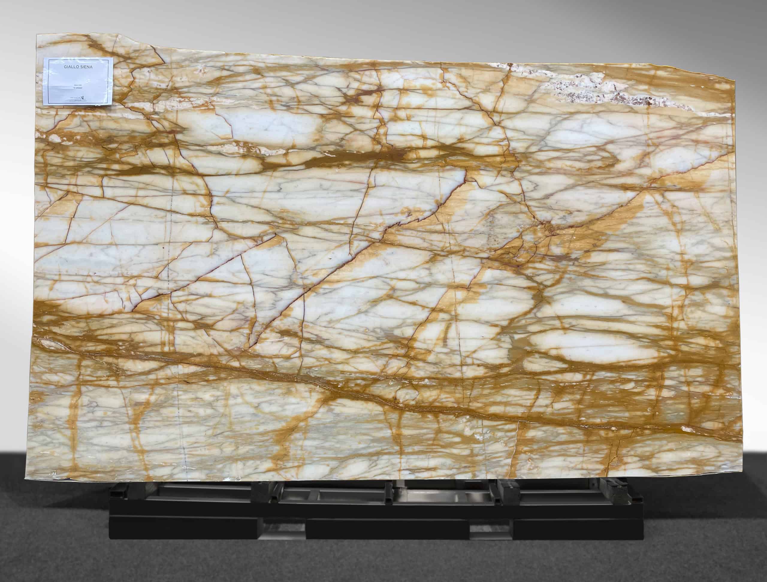 Giallo Siena Marble Slab | Italian Natural Stone | Sydney Supplier
