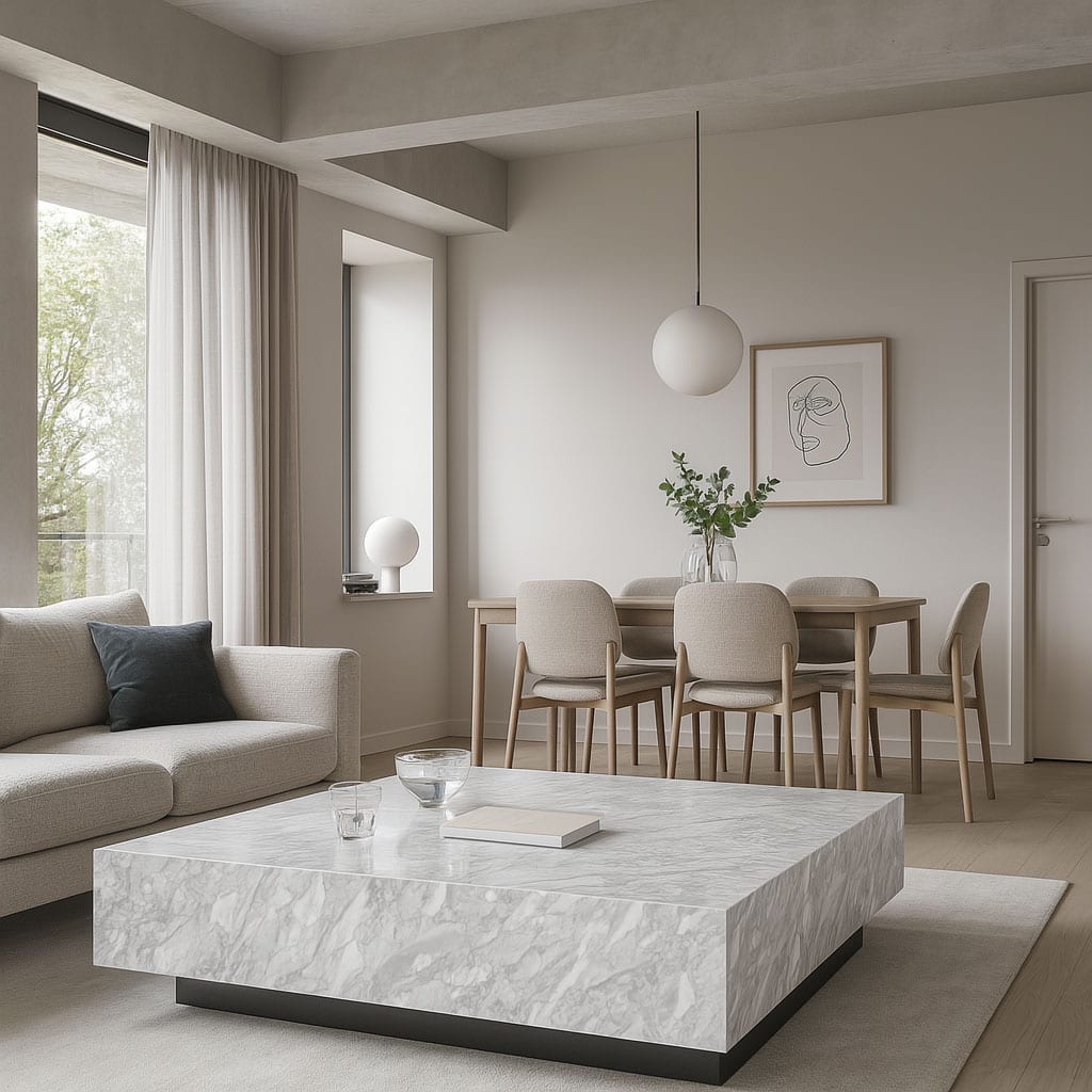 Grigio Portofino Marble Slab - Kitchen Benchtops, Bathrooms, Flooring ...