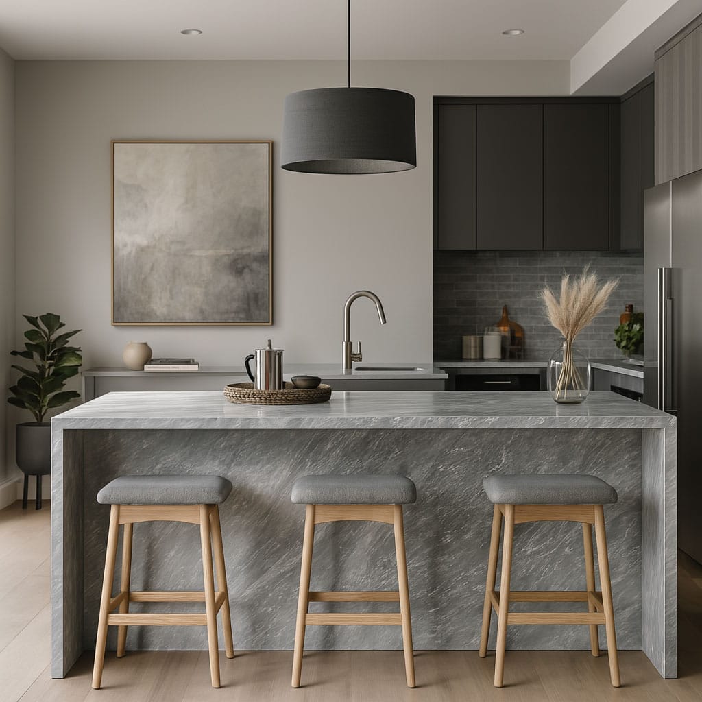 Grigio Versilia Marble Slab | Kitchen Benchtops, Bathrooms, Flooring ...