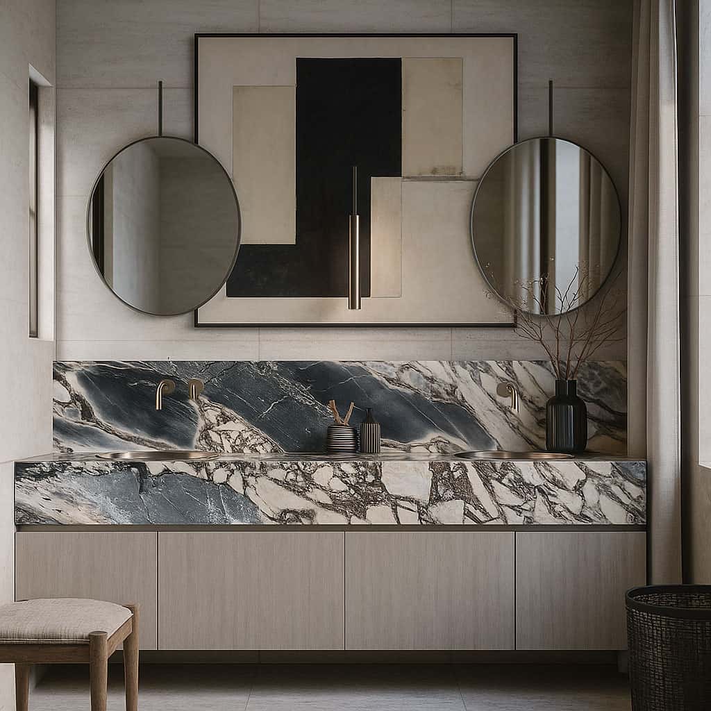 Ocean Storm Marble Slab | Italian Natural Stone Surfaces | Sydney Supplier