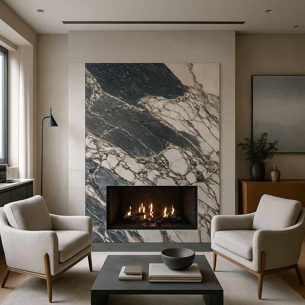 Ocean Storm Marble Slab | Italian Natural Stone Surfaces | Sydney Supplier