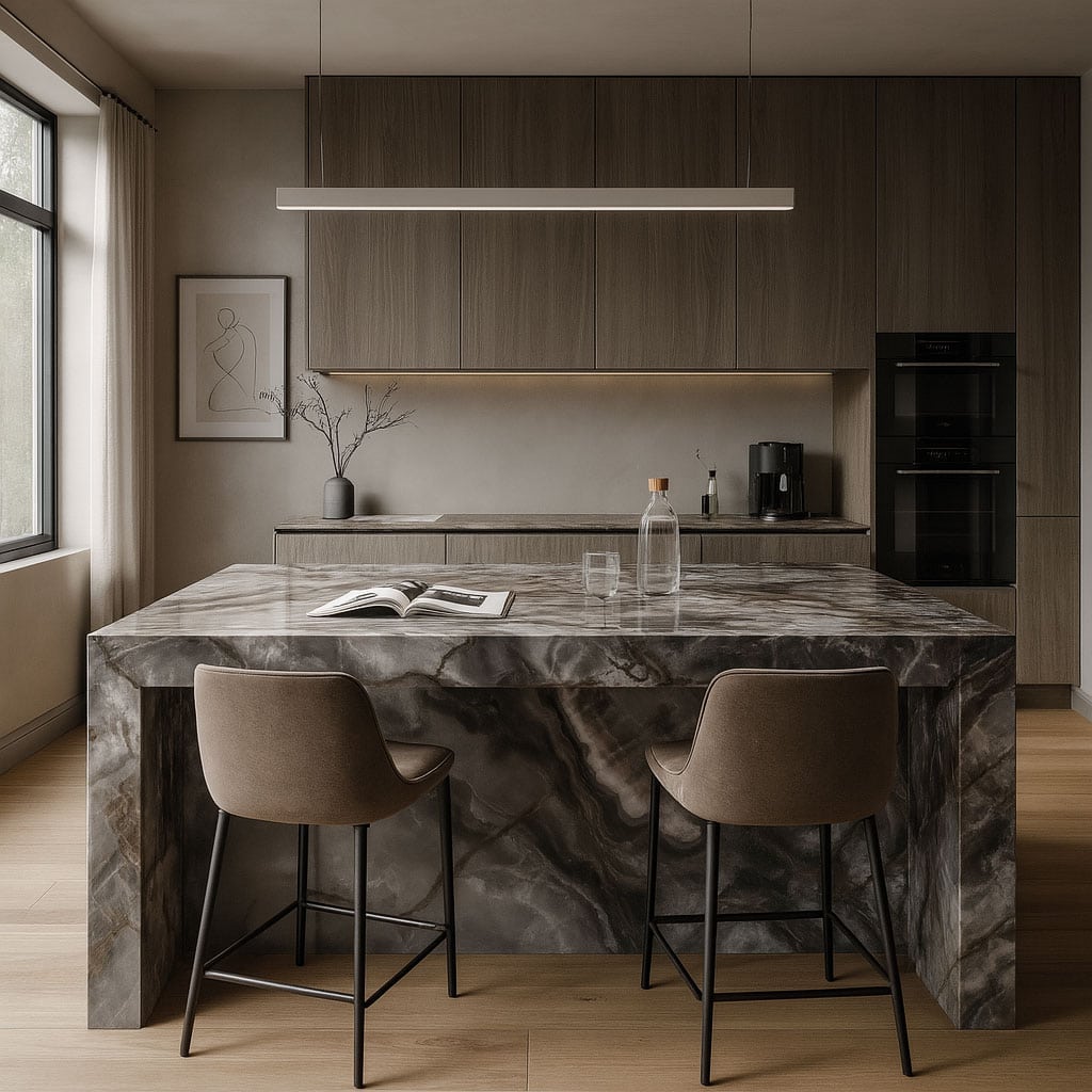 Onyx-Look Porcelain Slabs - Kitchen Benchtops, Bathrooms, Flooring ...