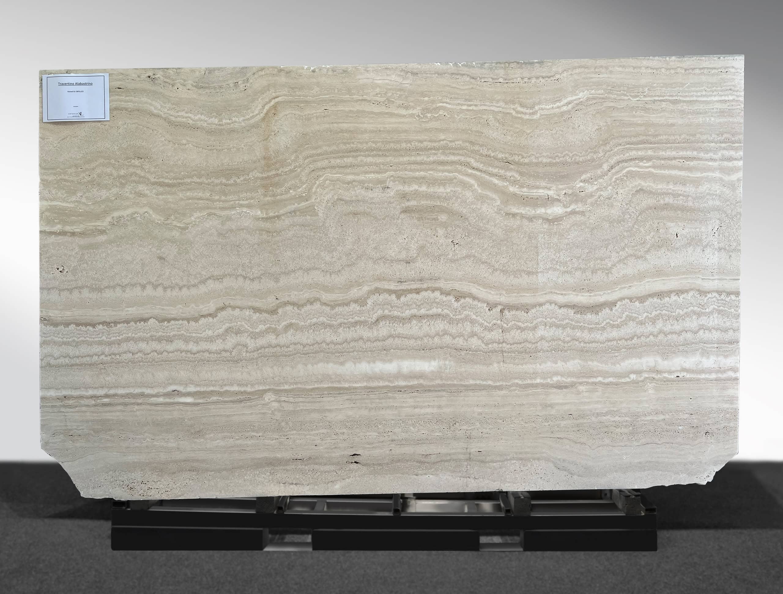 Travertino Alabastrino Unfilled Travertine Slab | Italian Natural Stone ...