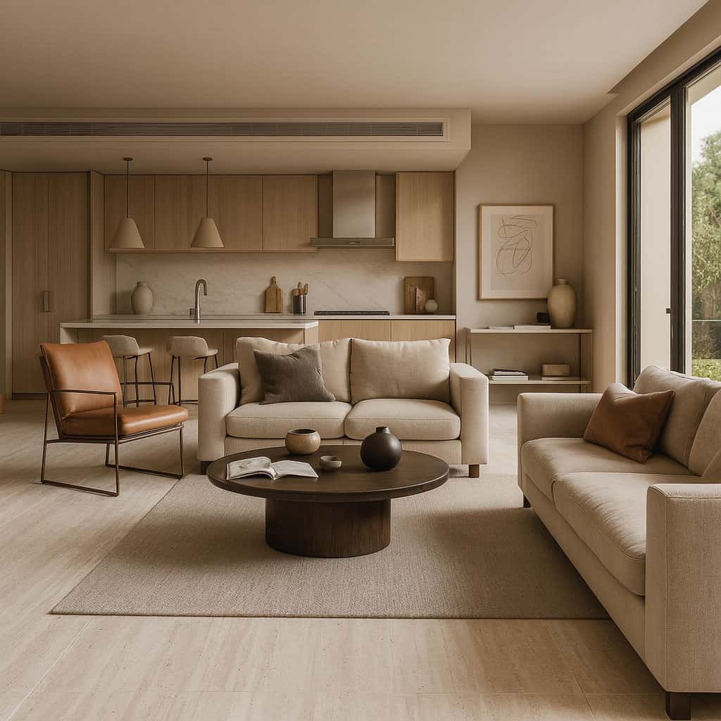 Travertino Light Vein Cut Porcelain Slab | Italian Porcelain | Sydney ...