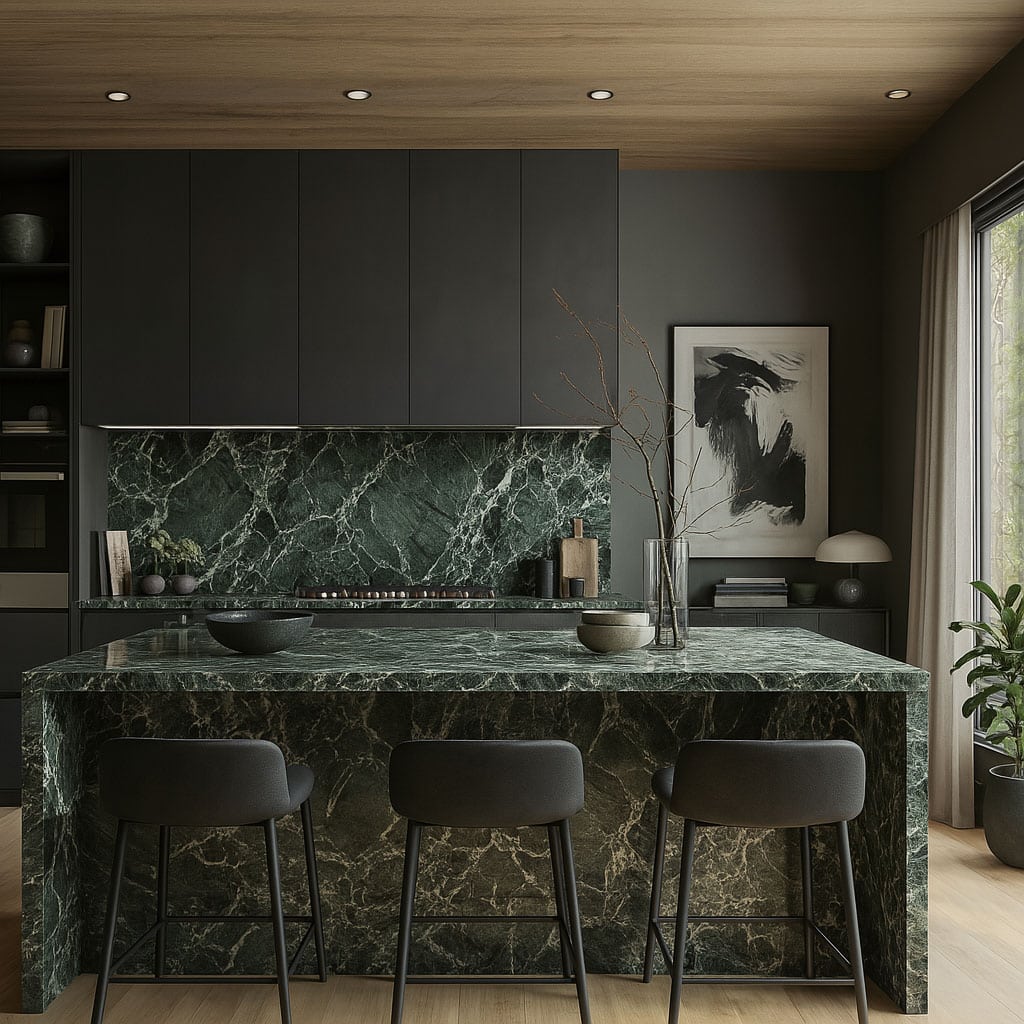 Verde Alpi Marble Slab | Italian Natural Stone | Sydney Supplier